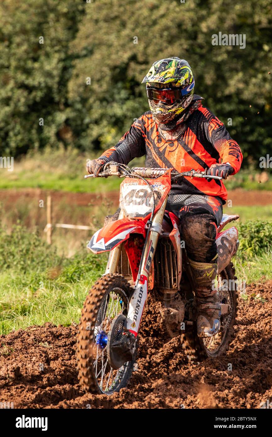 Amateur Motocross Racing Stock Photo - Alamy