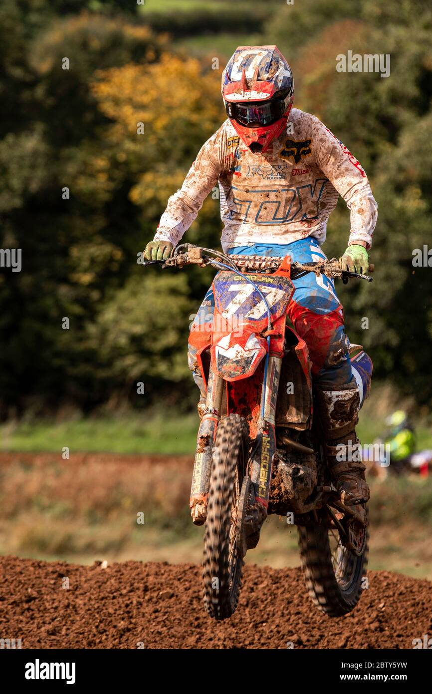 Amateur Motocross Racing Stock Photo - Alamy