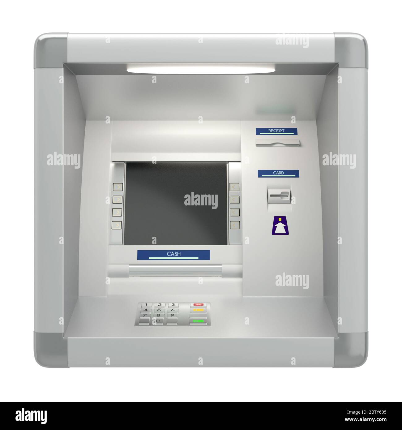 Atm machine on wall Stock Photo - Alamy