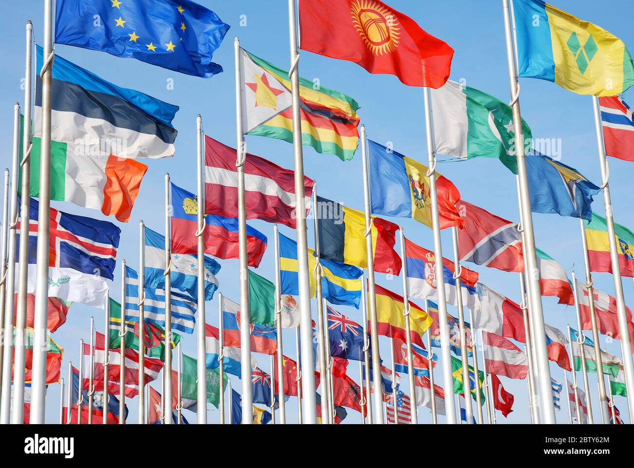 Flags of the world Stock Photo - Alamy