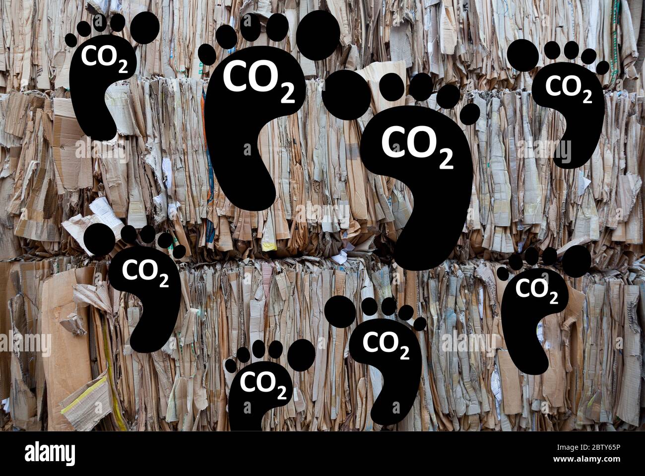 Carbon footprint, sustainable development, global climate change Stock ...