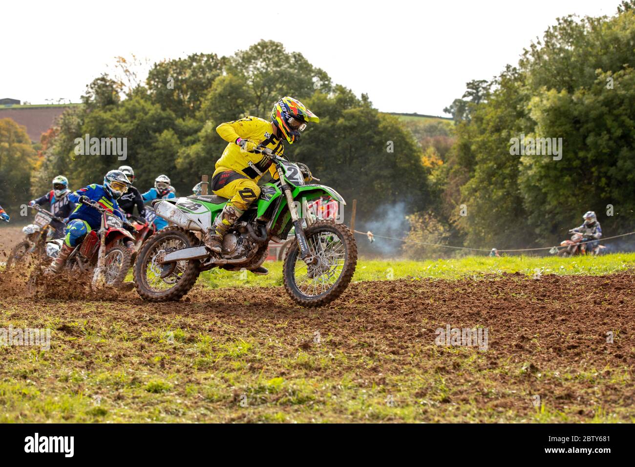 Amateur Motocross Racing Stock Photo - Alamy