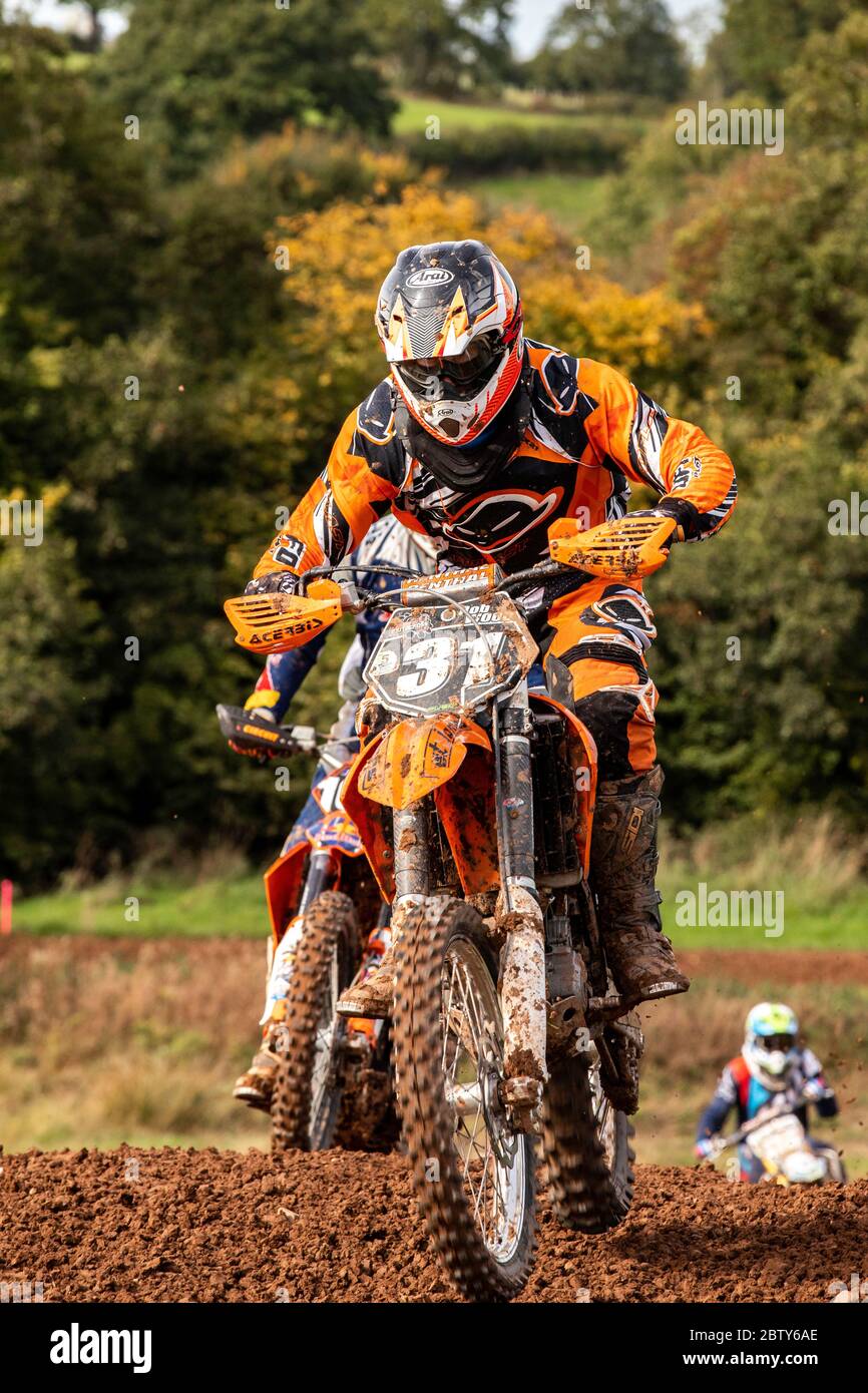 Amateur Motocross Racing Stock Photo - Alamy