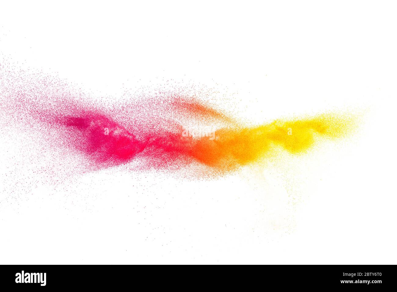 Vibrant colorful smoke explosion on Cut Out Stock Images & Pictures - Alamy