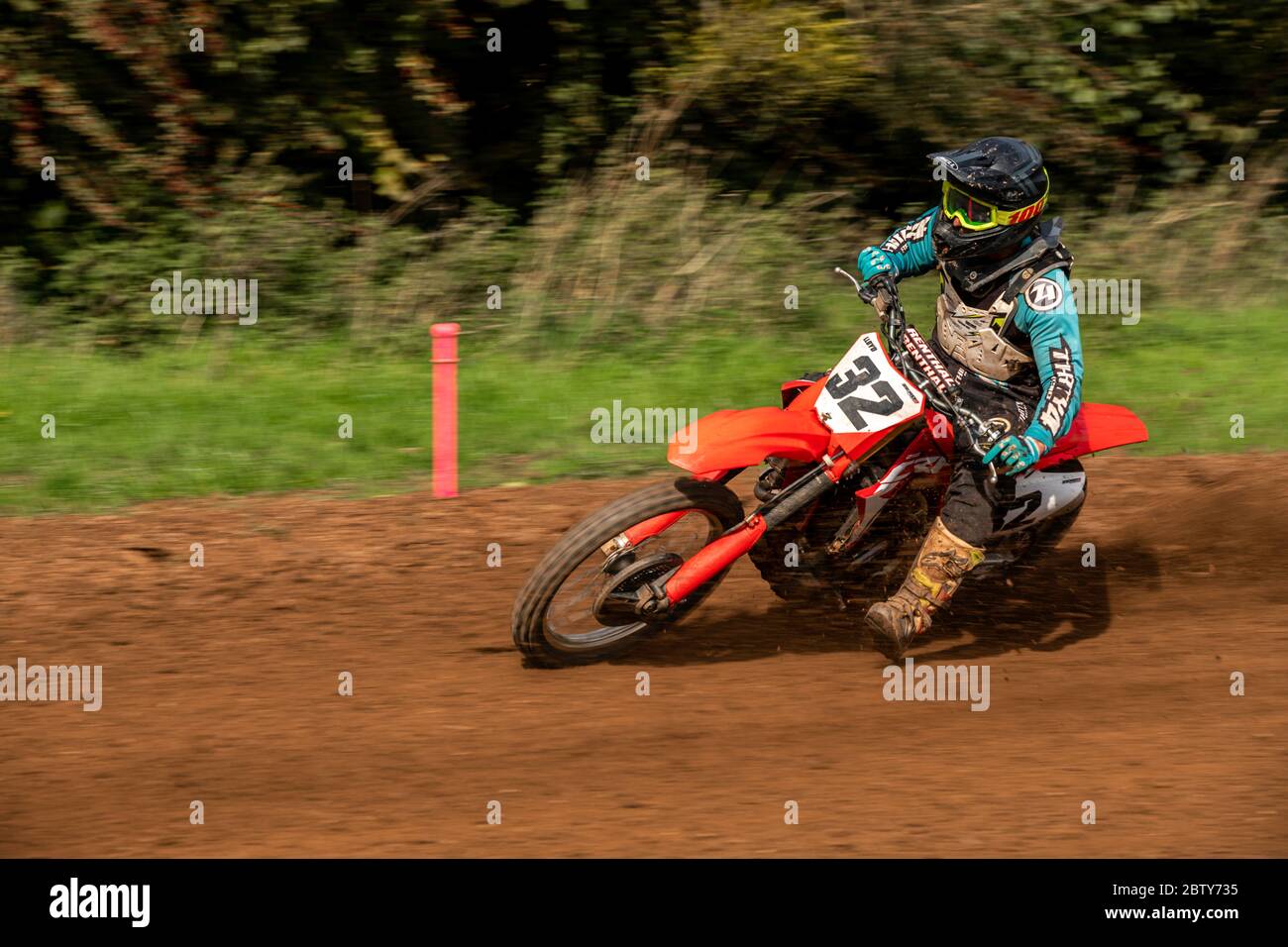 Amateur Motocross Racing Stock Photo - Alamy