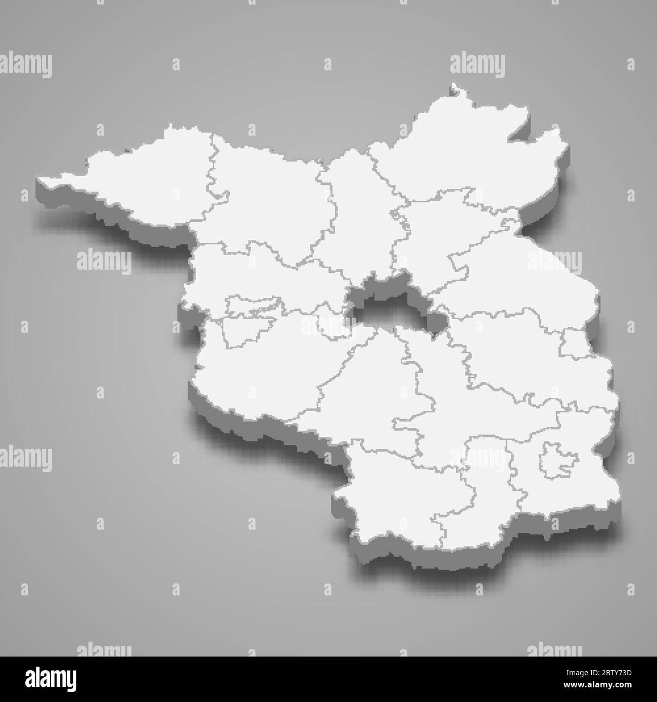 Administrative map germany division hi-res stock photography and images ...