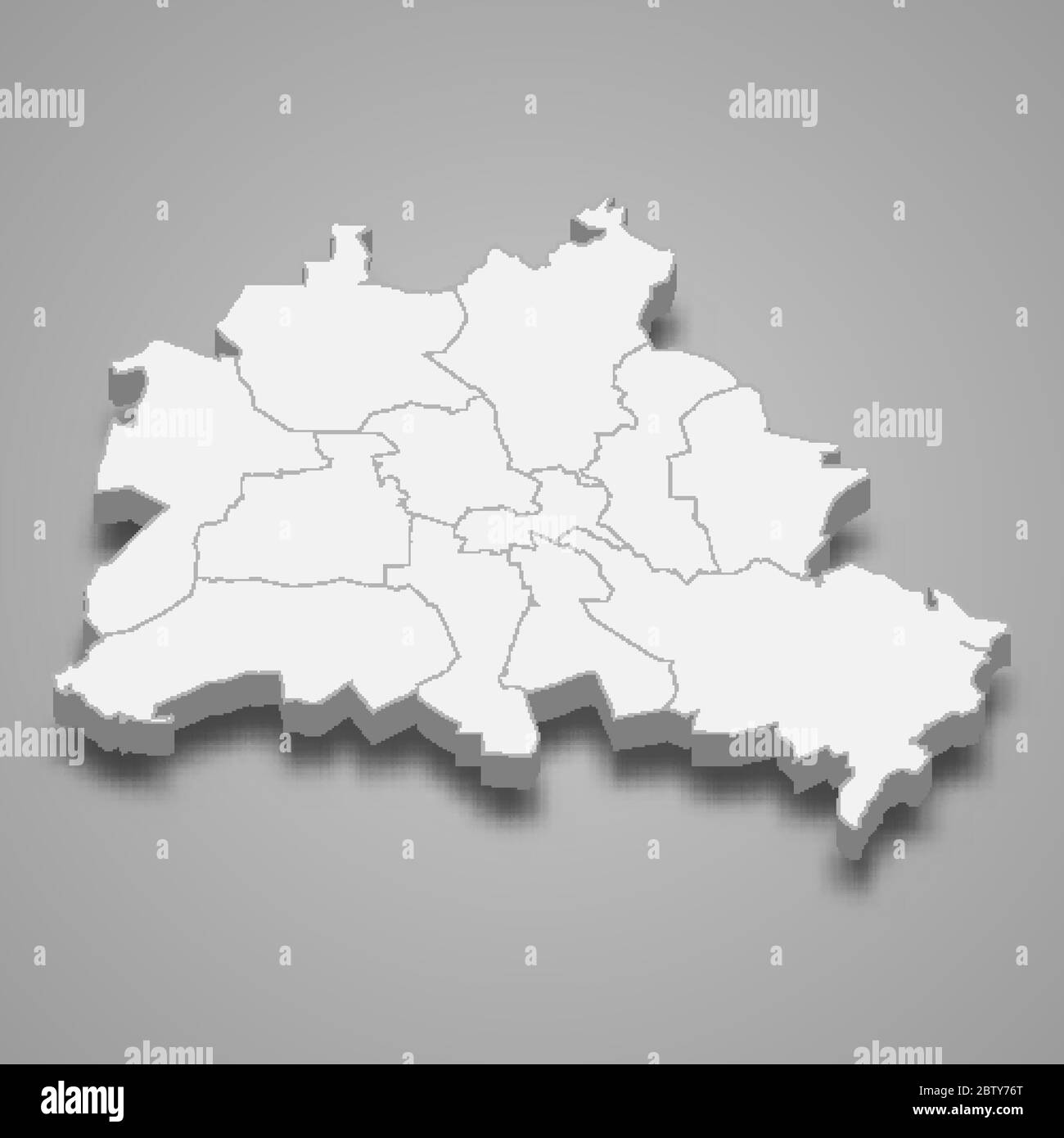 Germany political map capital berlin Stock Vector Images - Alamy