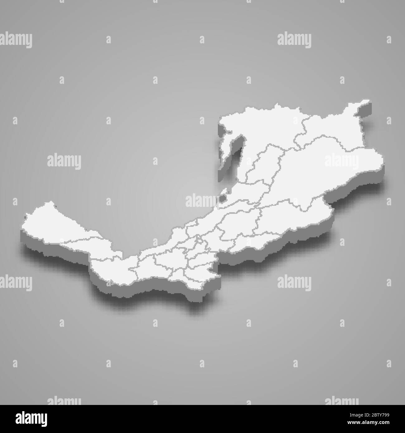 Buryatia map hi-res stock photography and images - Alamy