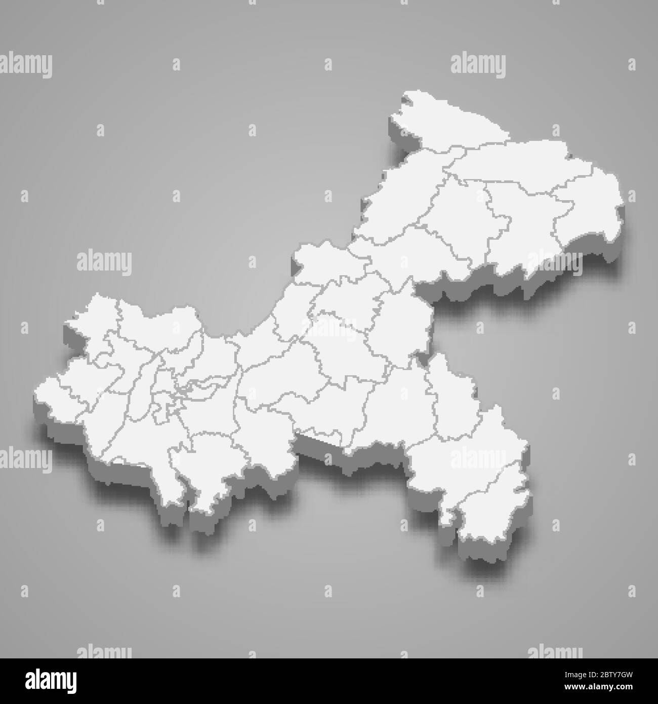Chungking map hi-res stock photography and images - Alamy