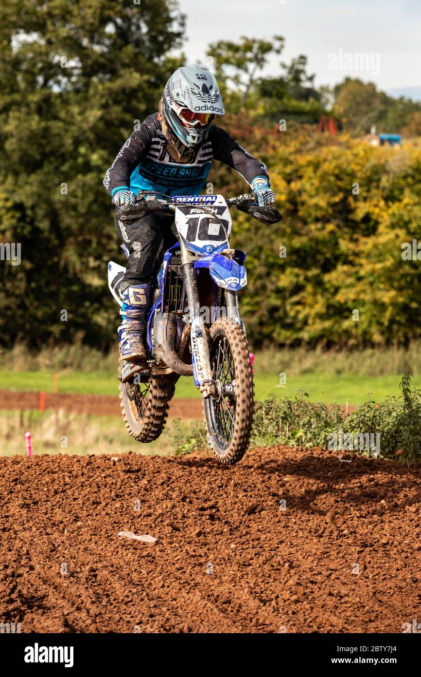 Amateur Motocross Racing Stock Photo - Alamy