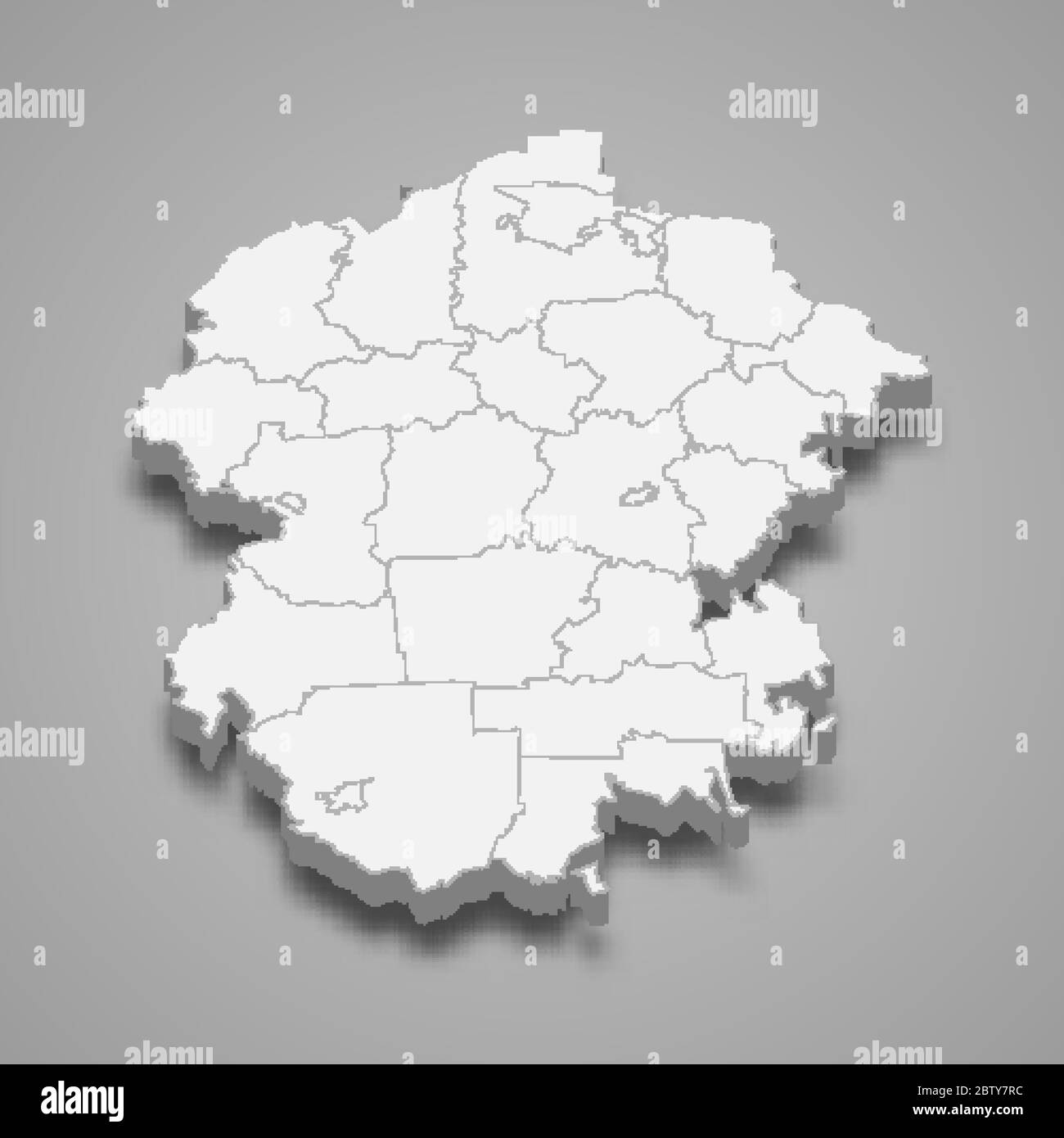 Chuvashia map hi-res stock photography and images - Alamy