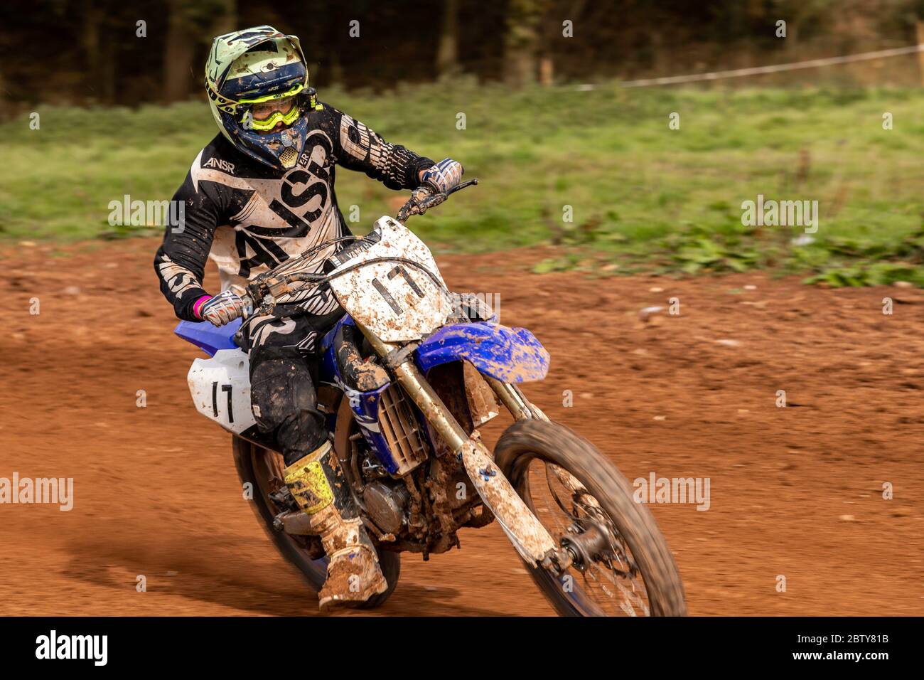 Amateur Motocross Racing Stock Photo - Alamy