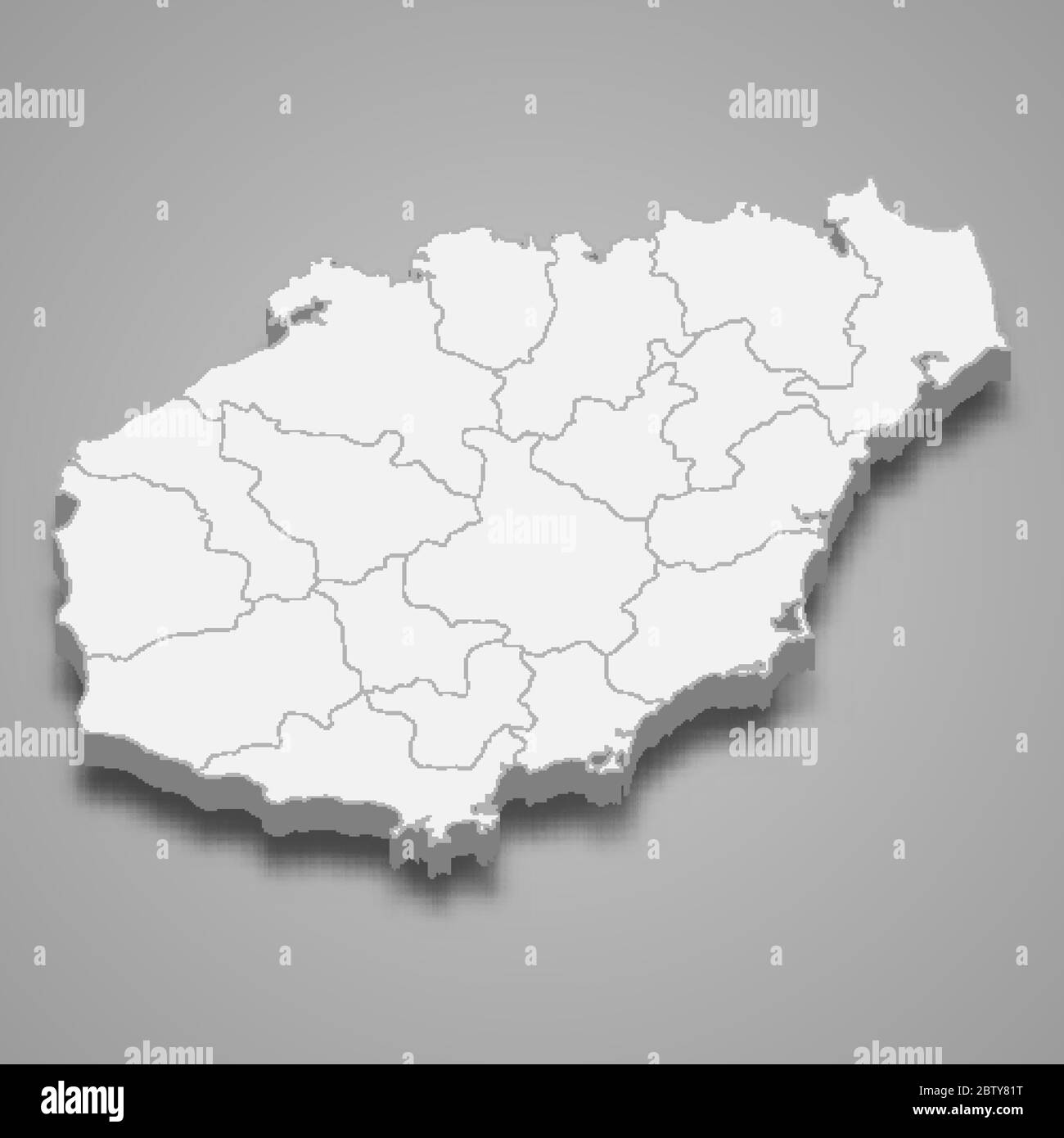 Hainan map hi-res stock photography and images - Alamy