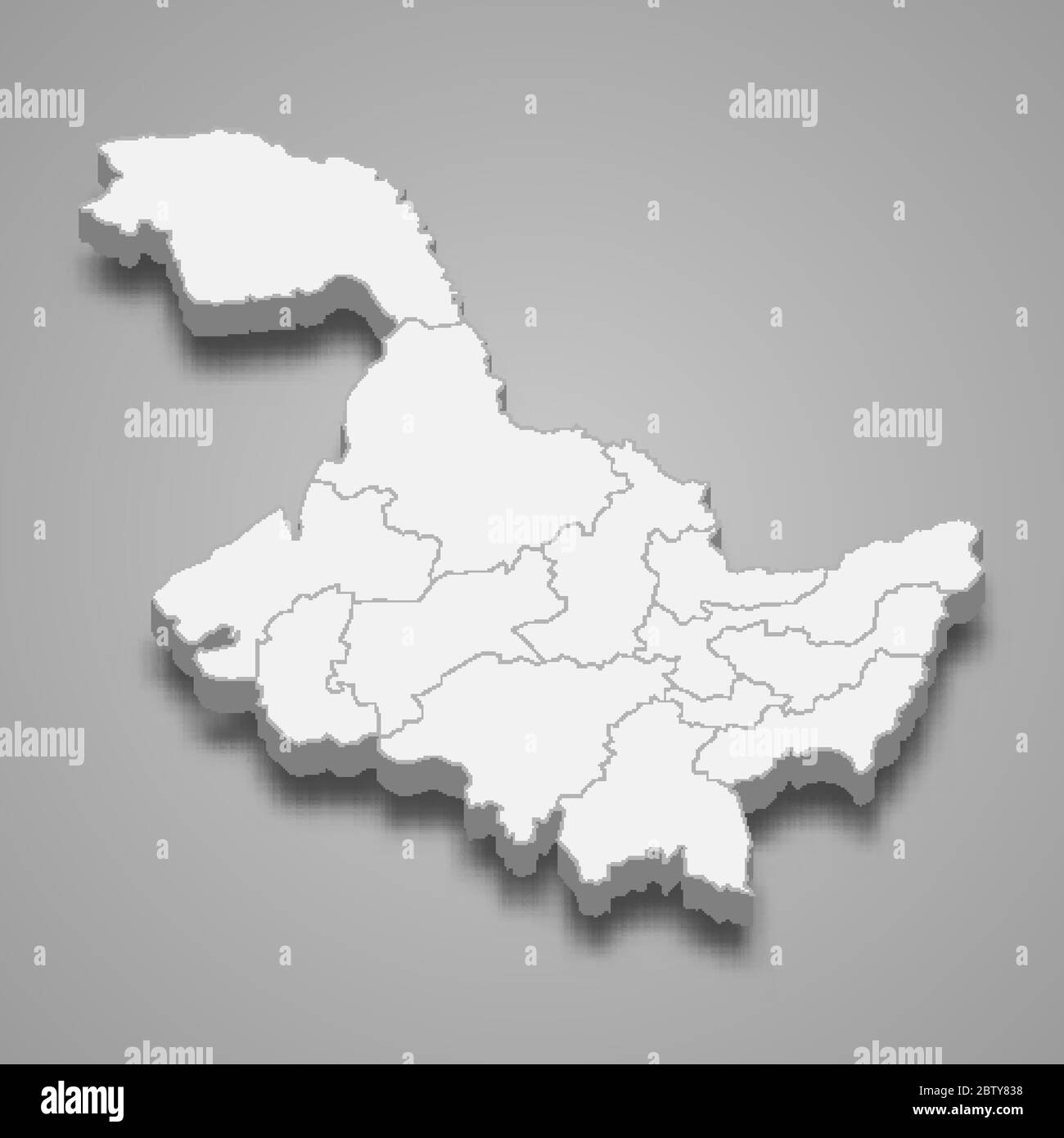 Heilongjiang map hi-res stock photography and images - Alamy