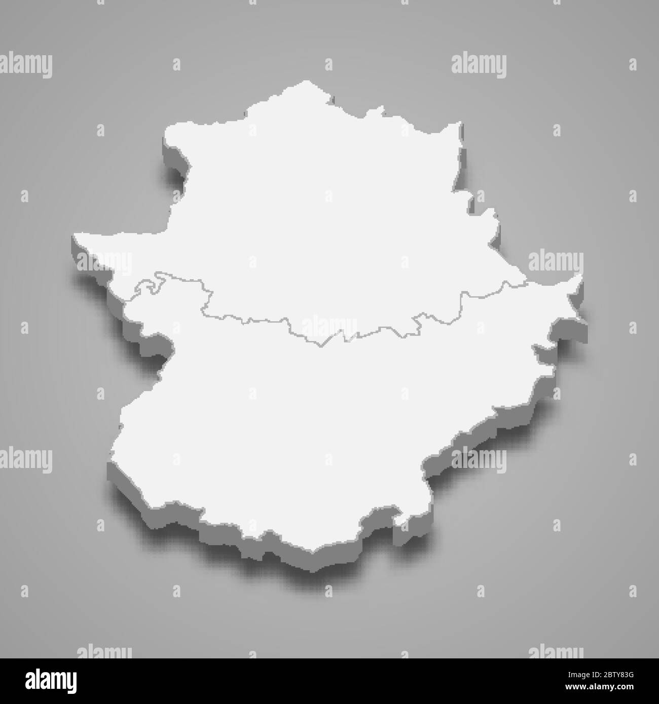 Map of extremadura hi-res stock photography and images - Alamy