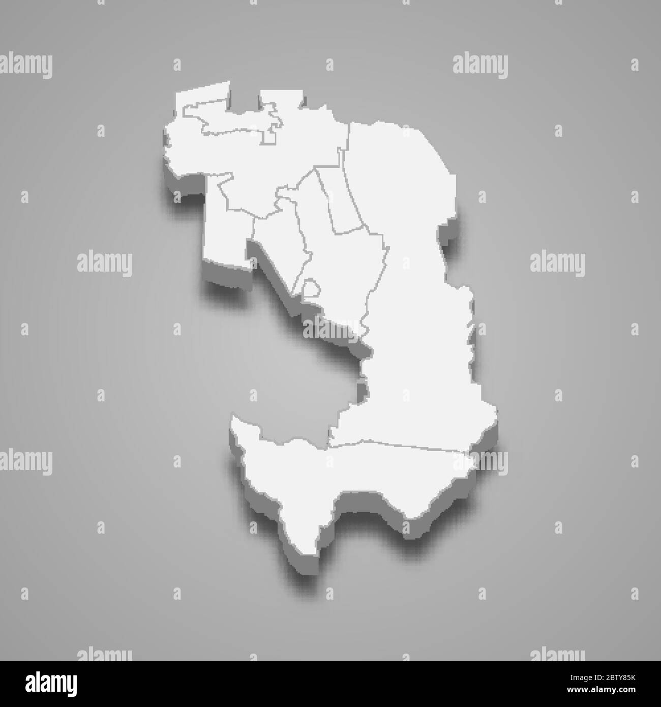 Ingushetia map Black and White Stock Photos & Images - Alamy