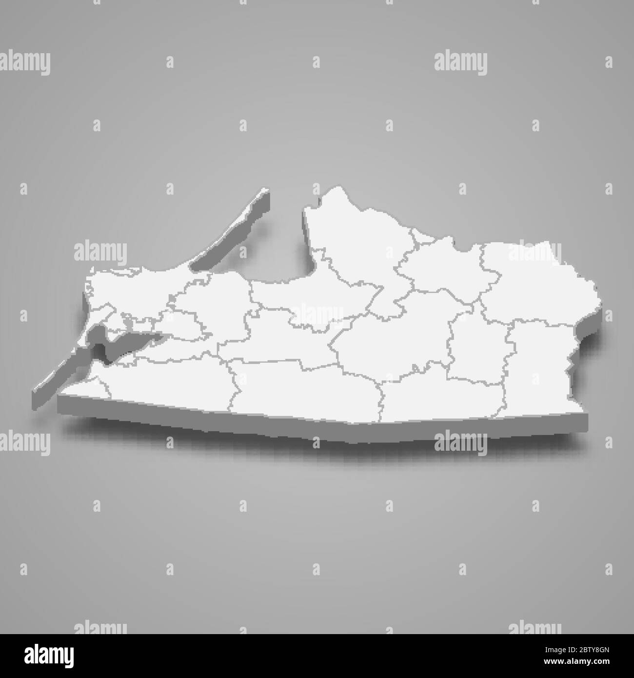Map of kaliningrad hi-res stock photography and images - Alamy