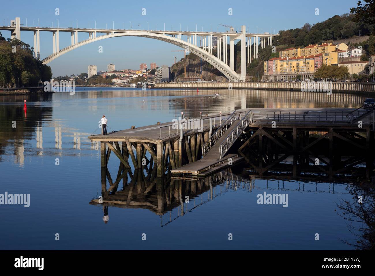 View of the Arrabida Bridge, Porto, Portugal Stock Photo - Alamy