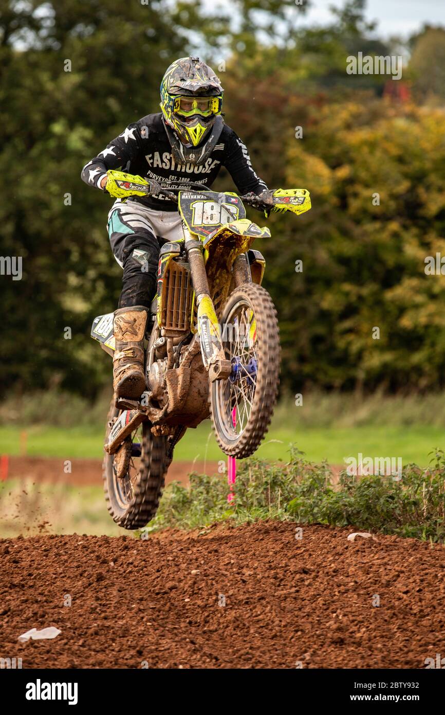 Amateur Motocross Racing Stock Photo - Alamy