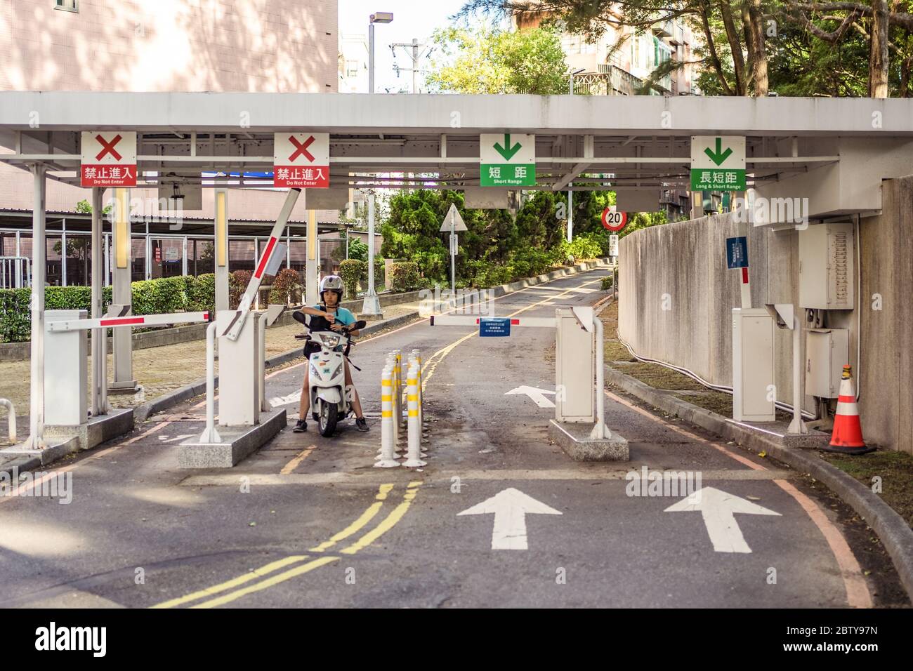 Motorcycle Barrier High Resolution Stock Photography and Images - Alamy