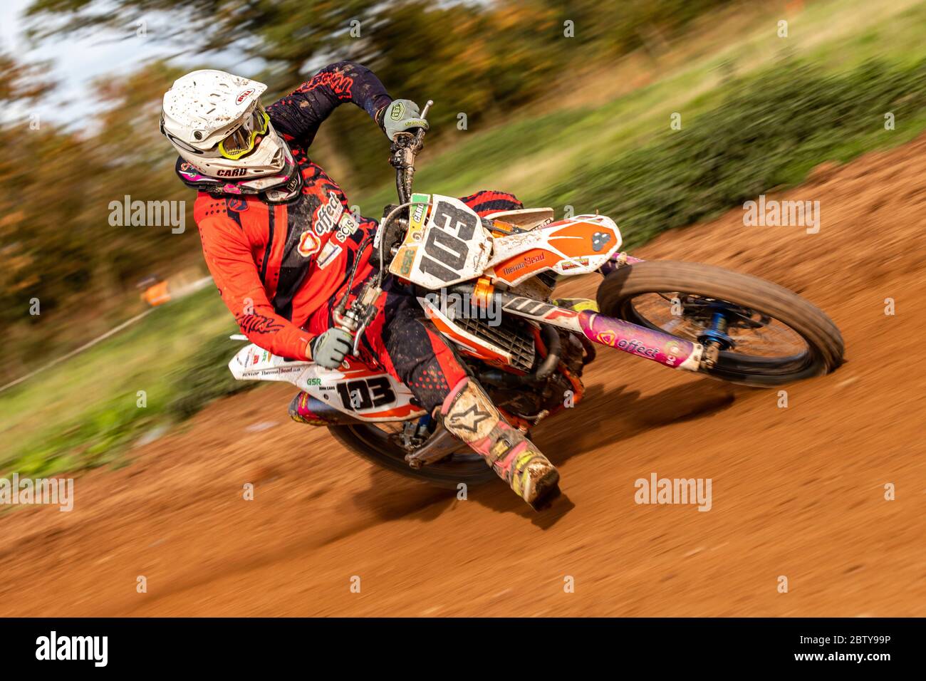 Amateur Motocross Racing Stock Photo - Alamy