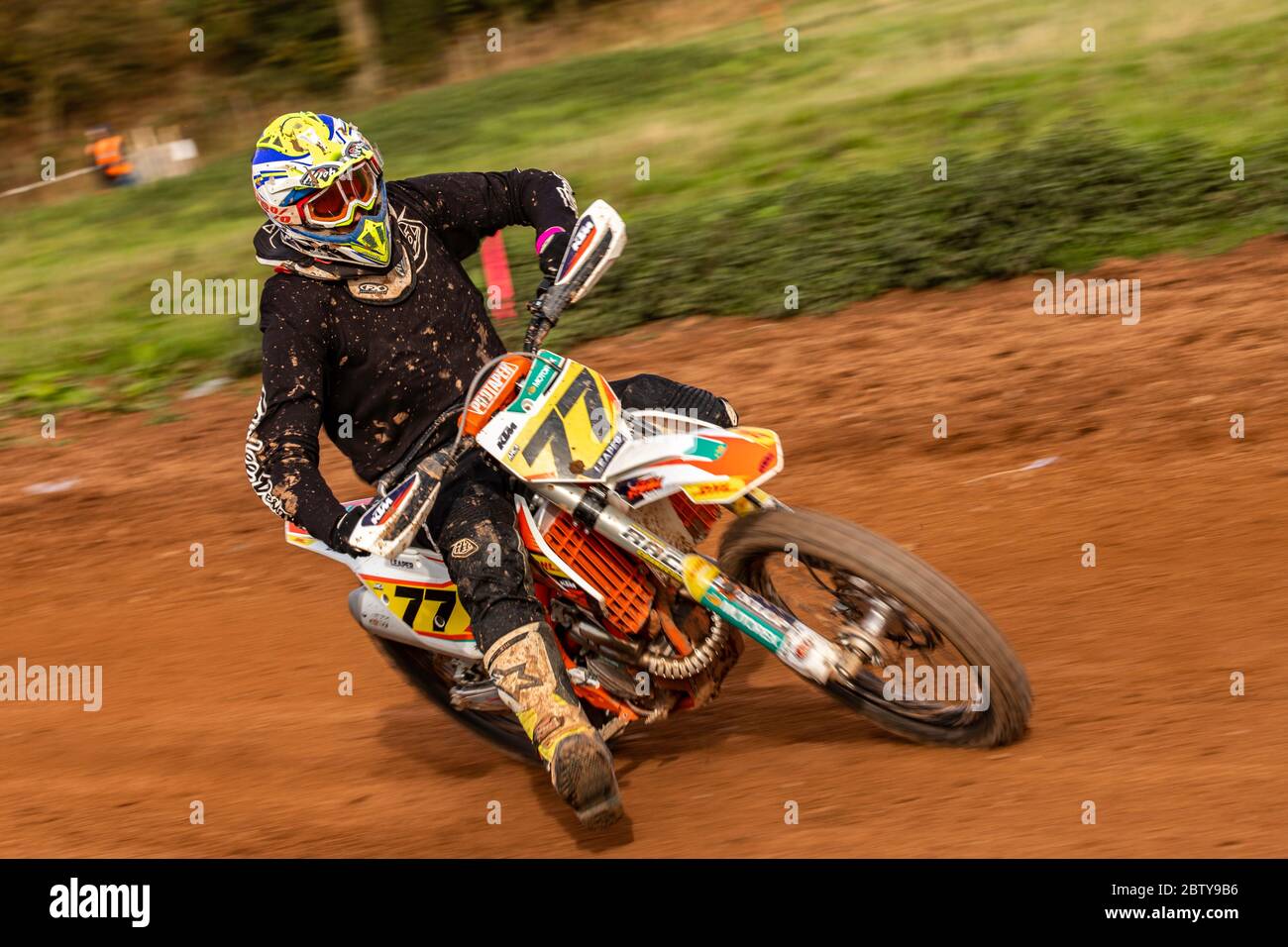 Amateur Motocross Racing Stock Photo - Alamy