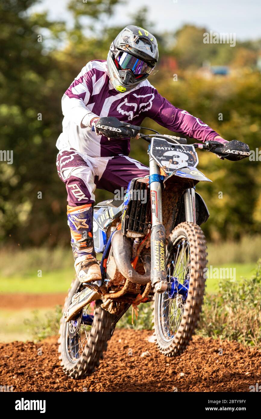 Amateur Motocross Racing Stock Photo - Alamy