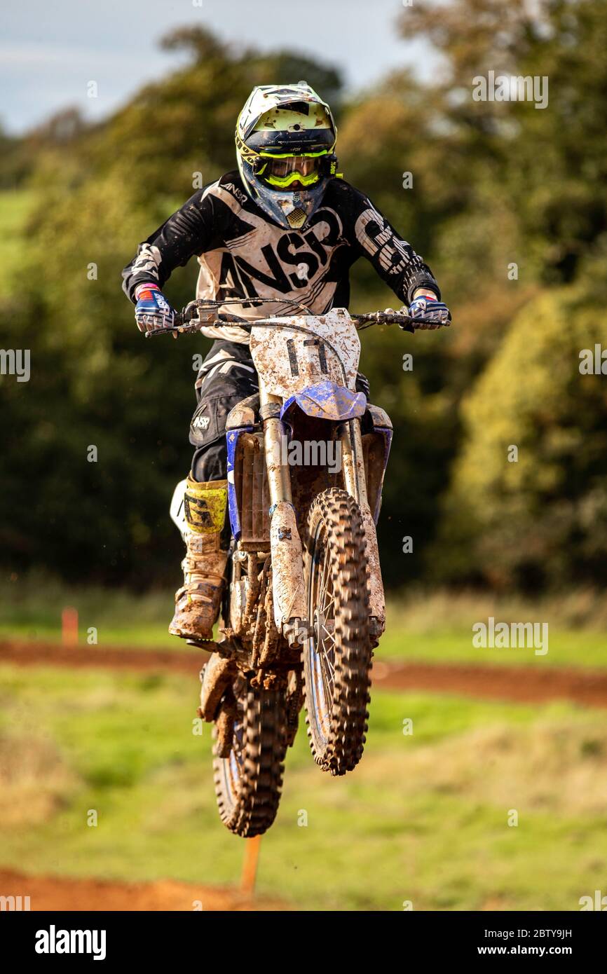 Amateur Motocross Racing Stock Photo - Alamy