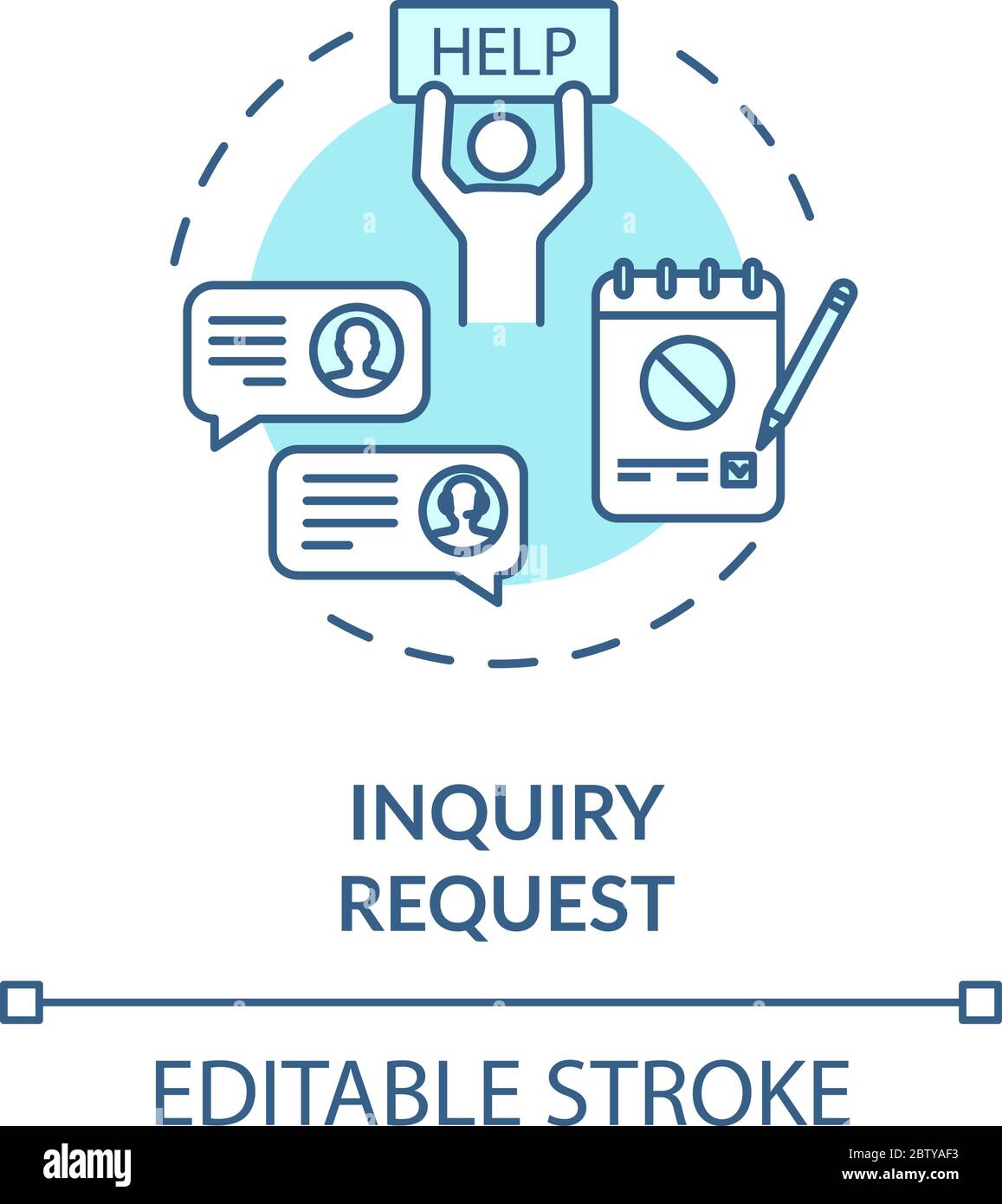 Inquiry request concept icon Stock Vector Image & Art - Alamy Inquiry request concept icon Stock Vector Image & Art - Alamy