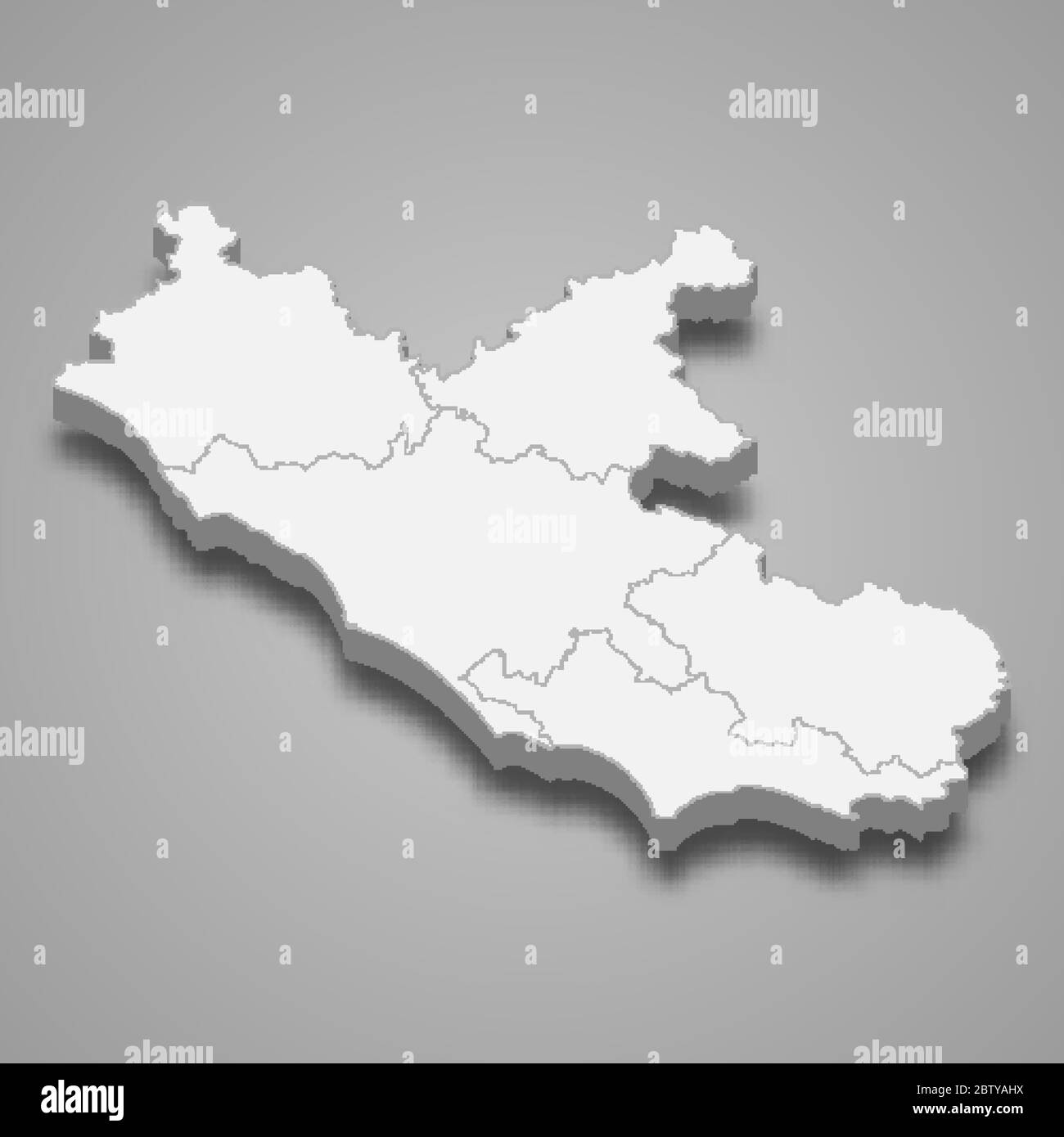 Lazio map Stock Vector Images - Alamy