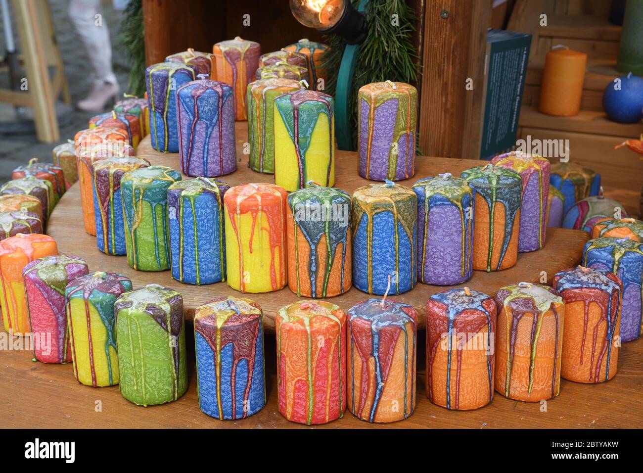 Different types of candles hi-res stock photography and images - Alamy