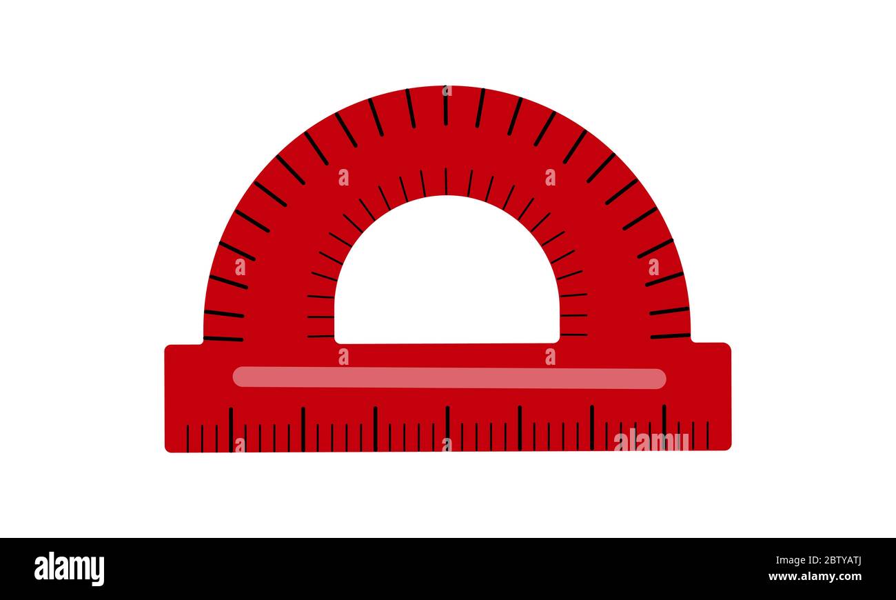 Protractor math Stock Vector Images - Alamy