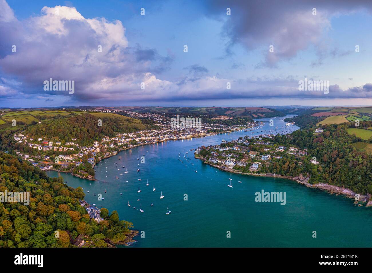 Dartmouth, River Dart, Devon, England, United Kingdom, Europe Stock ...