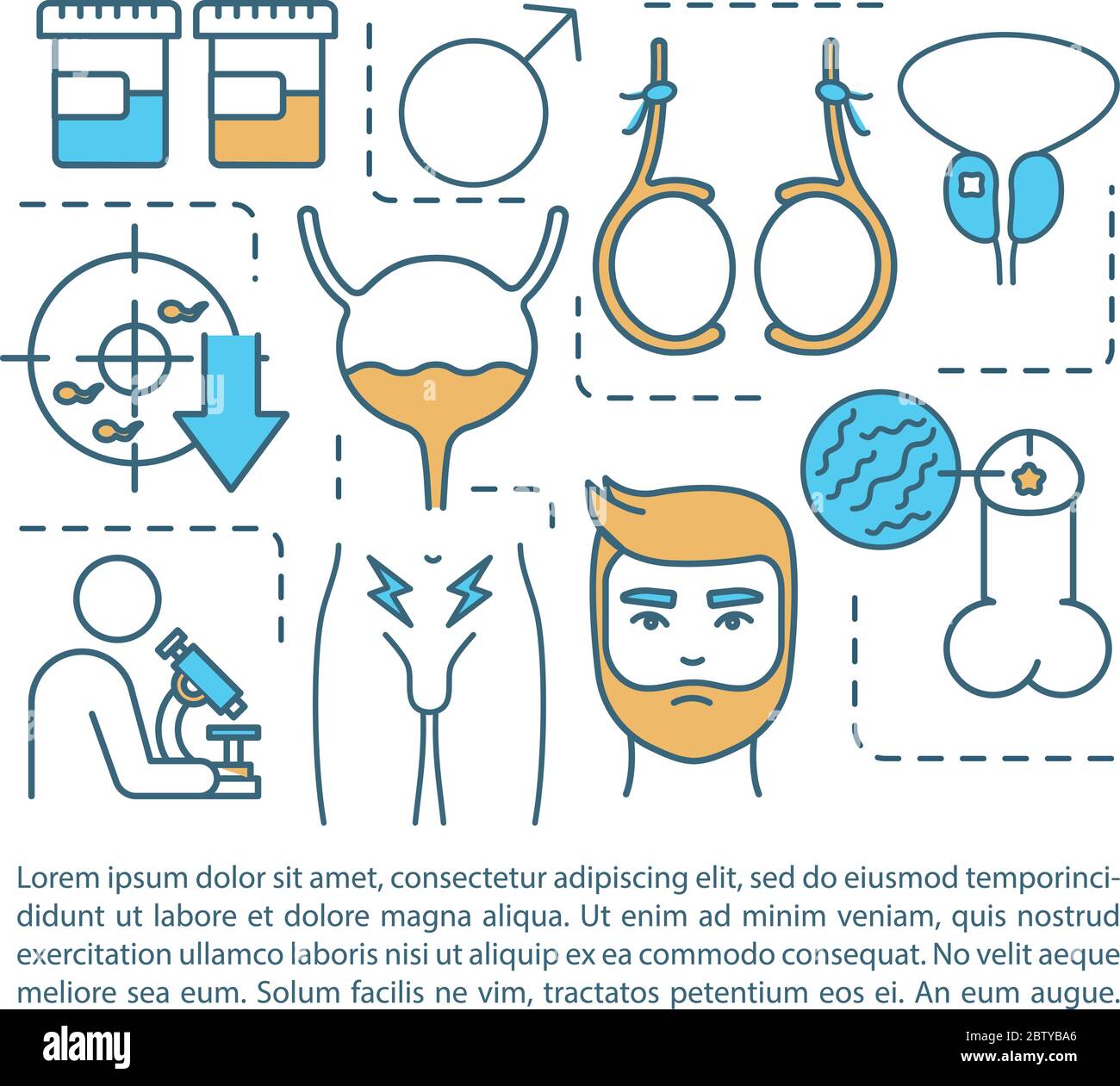 Male infertility concept icon with text Stock Vector Image & Art - Alamy