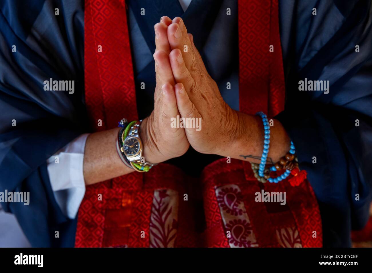 Zen Buddhist Kesa transmission ceremony, Morocco, North Africa, Africa ...