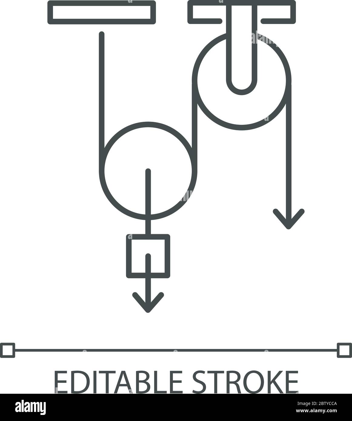 Physics pixel perfect linear icon Stock Vector Image & Art - Alamy
