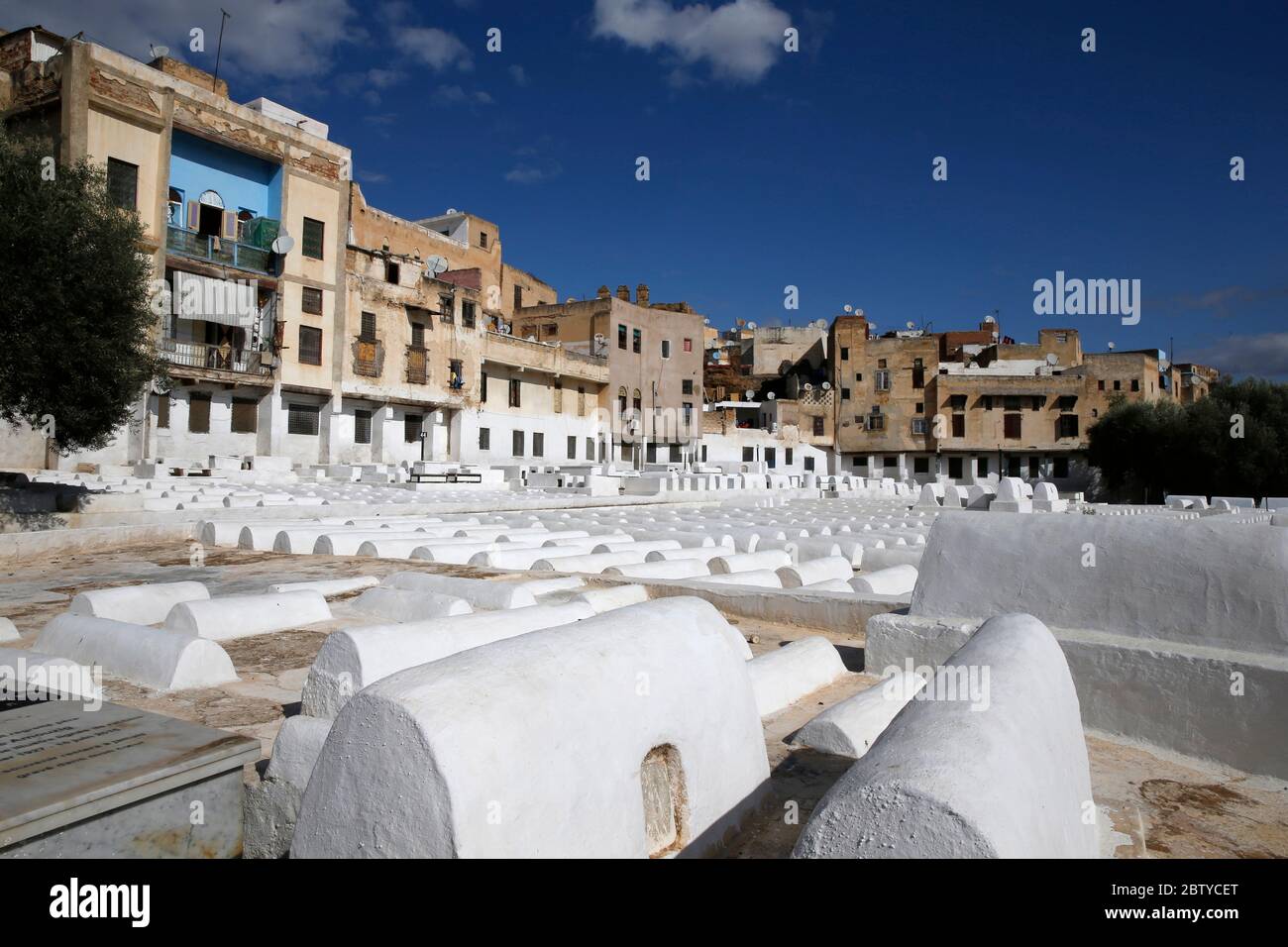 Jewish Cemetery of Fes, Morocco, North Africa, Africa Stock Photo - Alamy
