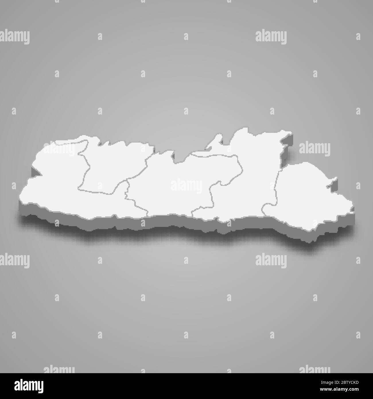 Meghalaya map hi-res stock photography and images - Alamy