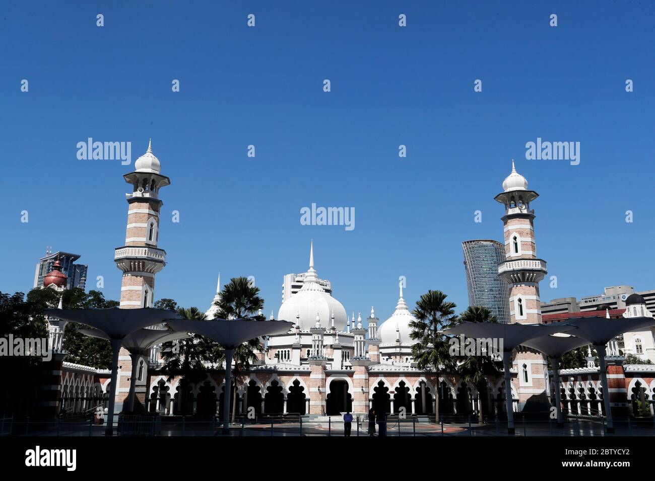 Jamek Mosque (Masjid Jamek Sultan Abdul Samad), Kuala Lumpur, Malaysia ...