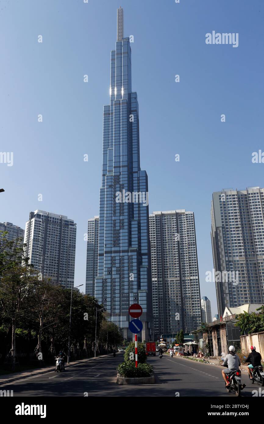 Landmark 81, a super tall skyscraper, Ho Chi Minh City, Vietnam ...