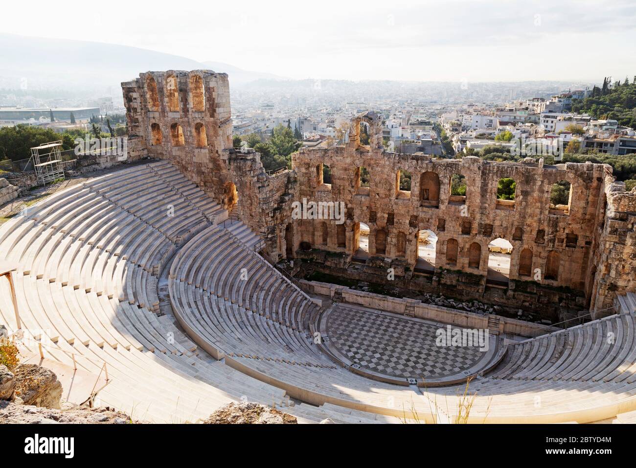 The Odeon of Herodes Atticus, a 2nd century theatre by the foot of the Acropolis, UNESCO World ...