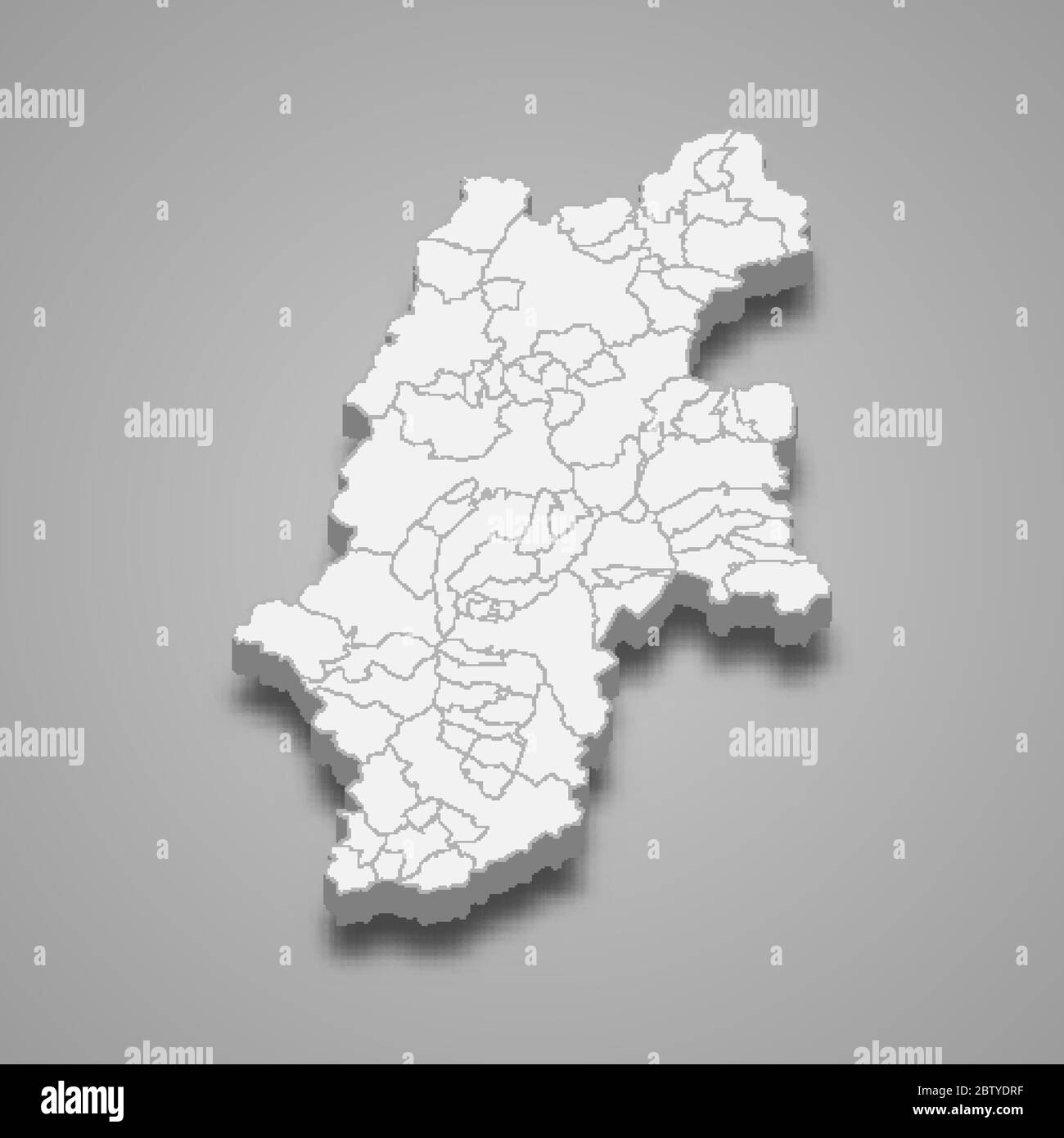 Map of nagano hi-res stock photography and images - Alamy