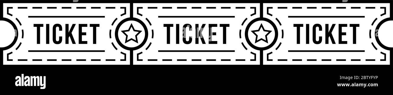 Raffle tickets ticket strip hi-res stock photography and images - Alamy