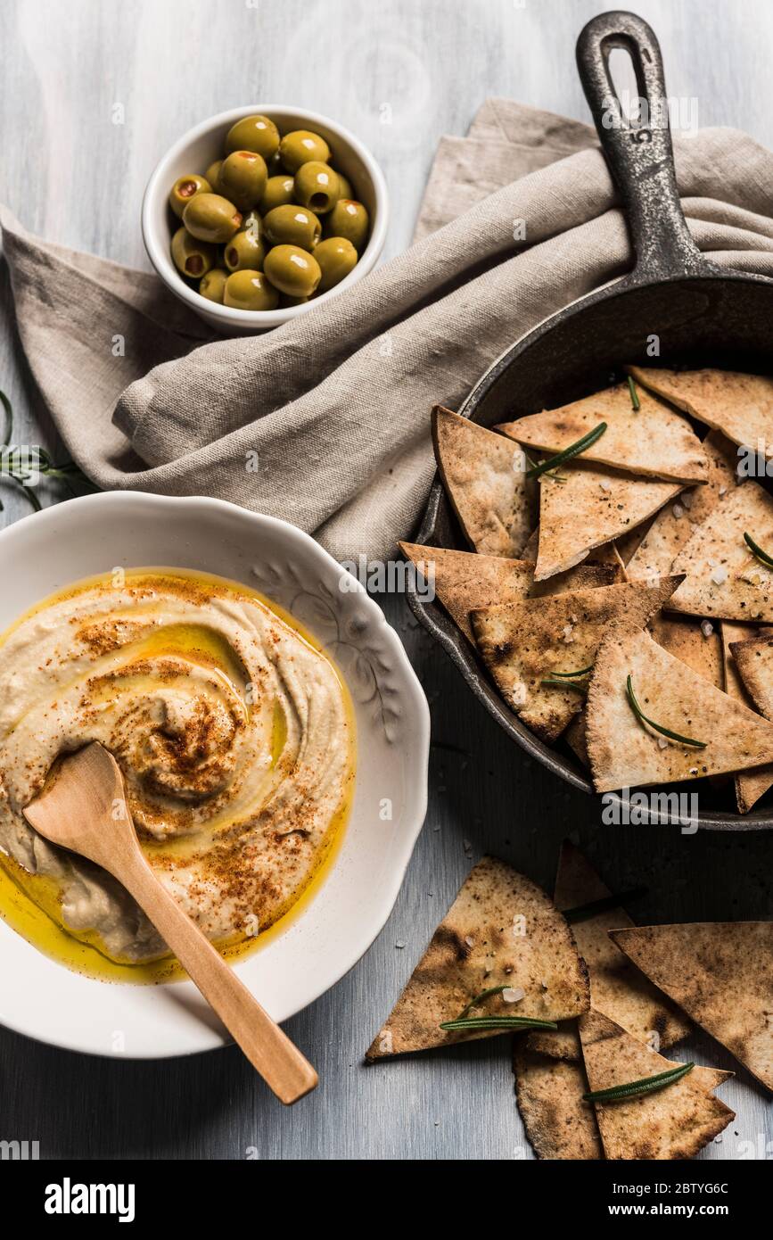 Spicy humus hi-res stock photography and images - Alamy