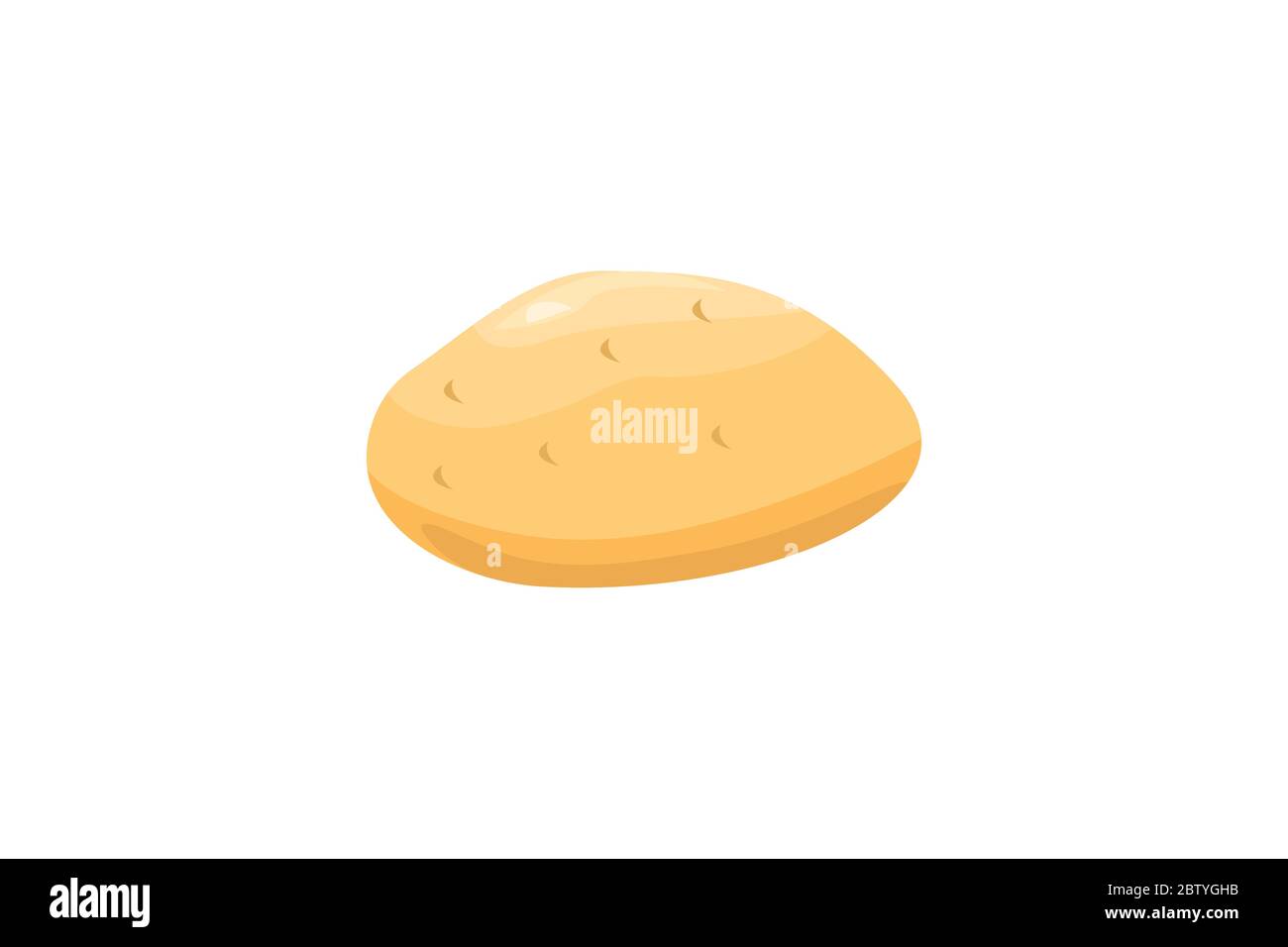 Potatoes vector illustration. Isolated white background Stock Vector ...