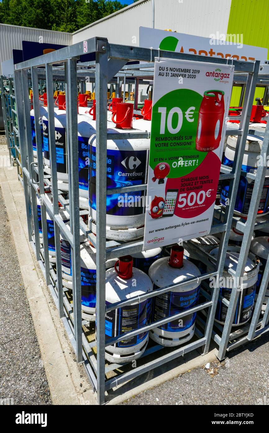 Gas Cylinder Rack High Resolution Stock Photography and Images - Alamy