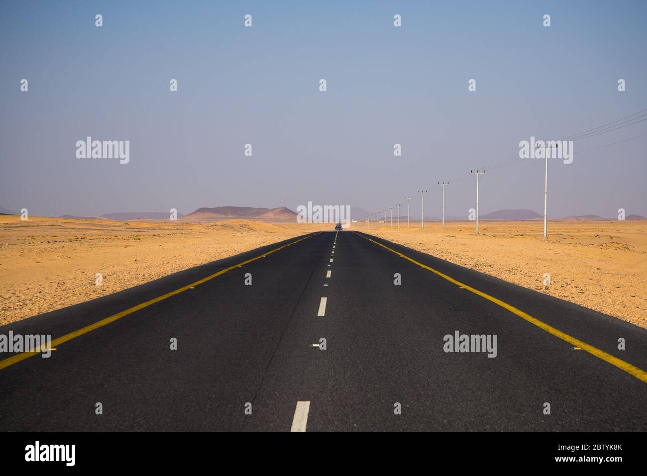 Motorway Straight Road Perspective High Resolution Stock Photography ...