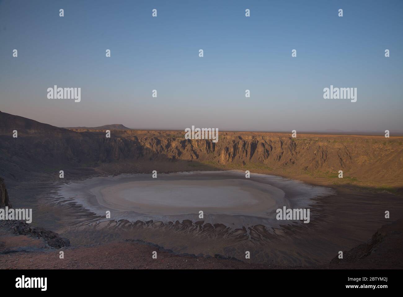 Sunrise over Wahba Volcanic Crater Saudi arabia Stock Photo - Alamy