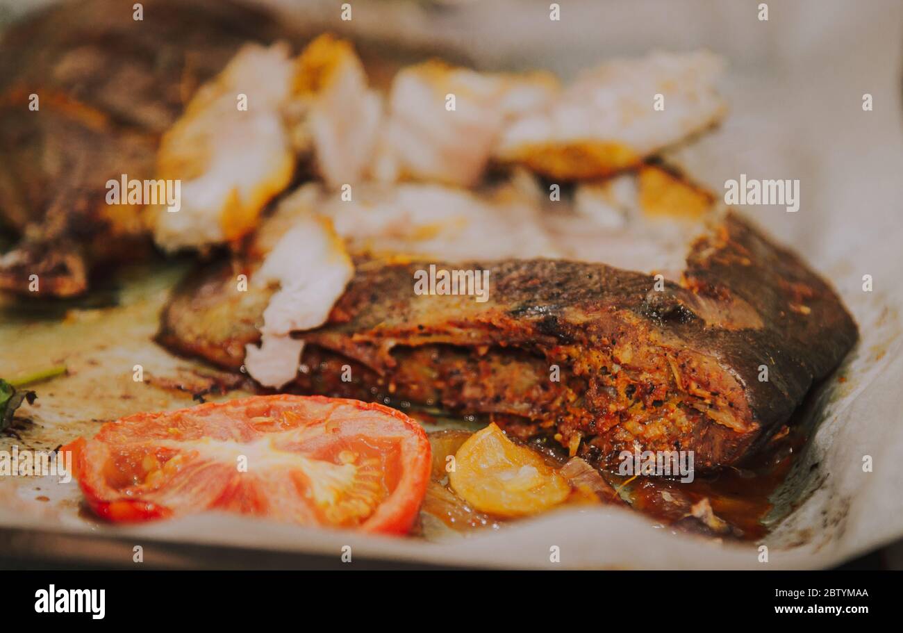 Grilled pomfret hi-res stock photography and images - Alamy