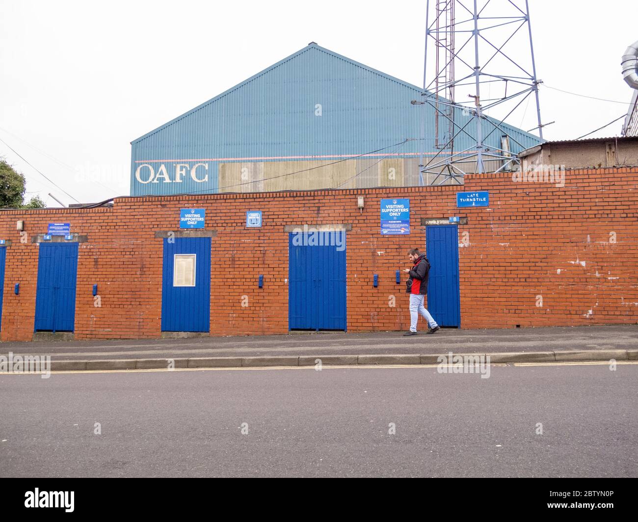 Football turnstile hi-res stock photography and images - Alamy